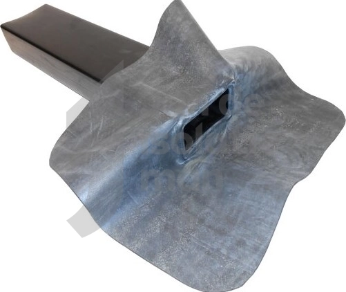 EPDM stadsuitloop 60x80x300mm, 90° | Jan de Isolatieman